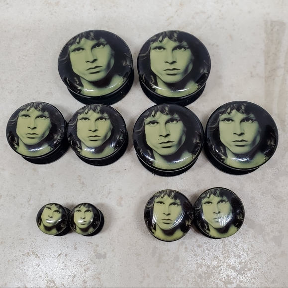 Jewelry | 78 22mm Jim Morrison The Doors Ear Plugs Ear Stretchers ...